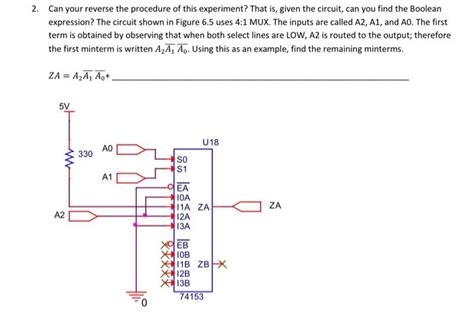 Solved Can Your Reverse The Procedure Of This Experiment