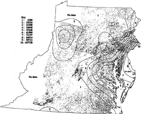 Interpolated Map Of Land Demand Interpolation Based On Spline Using