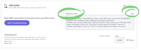 Cannot Connect To Roon Core Arc After Working Fine Nucleus Support Roon Labs Community