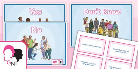 Linking Generations Yes No Dont Know Activity Twinkl