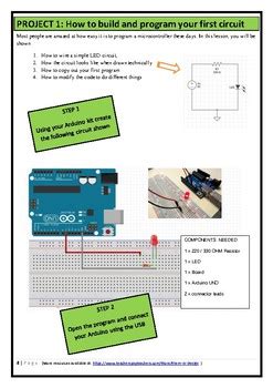 STEM ARDUINO Card ROBOTIC ARM Babe By STEM In Design TpT