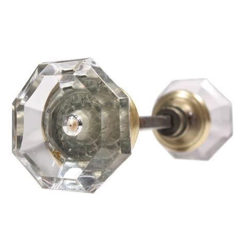 Octagonal Glass Door Knobs Door Knobs