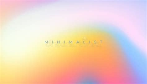 Abstract Multicolor Soft Gradient Wallpaper With Blurry Effect Stock Illustration Illustration