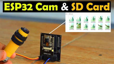 Esp32 Cam Save Image To Sd Card Ir Sensor With Esp32 Cam