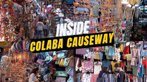 Colaba Causeway Market Mumbai Colaba Causeway Shopping Jewelry Handbags Shoes And More Youtube
