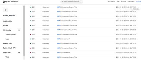 list customer api not working some time questions square developer forums