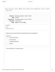 ISS Week 1 Quiz Pdf 6 19 2018 Week 1 Quiz Home My Courses Online MSITM 2018 March 19