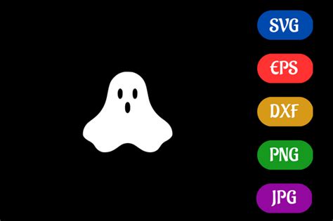 Ghost Quality Dxf Icon Cricut Graphic By Creative Oasis · Creative