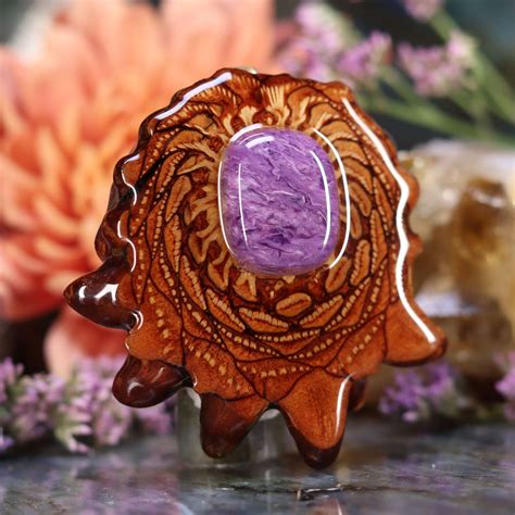 Charoite Third Eye Pinecones