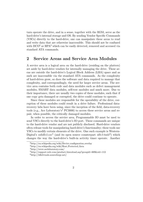 Hiding Data In Hard Drives Service Areas PDF