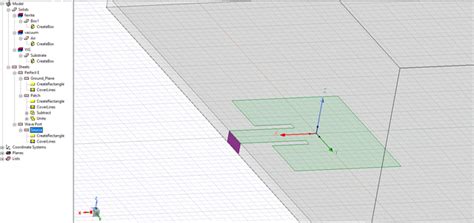 patch antenna error r ansys