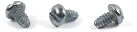 6 32 X 1 4 Type F Thread Cutting Screws Slotted Round Head Steel Zinc 1500 Piece