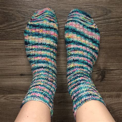 Magic Loop Toe Up Knitting Sock Pattern Etsy Australia