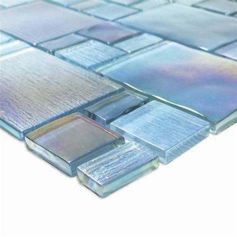 Avalon Blue Mixed Glass Pool Tile Av8mxb22 Mosaic Glass Tile Aquablu Mosaics