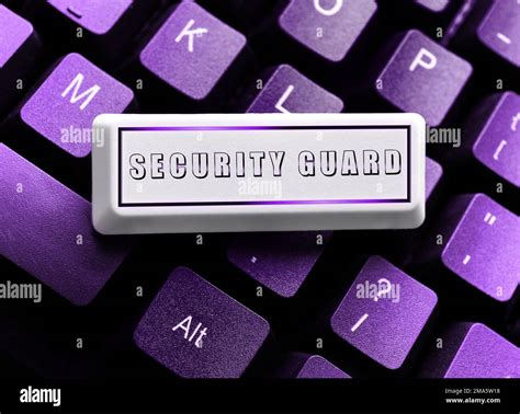 Conceptual Caption Security Guard Concept Meaning Tools Used To Manage