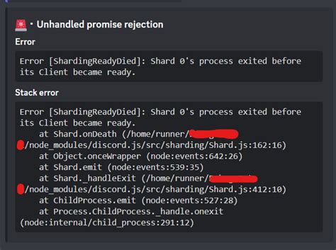 Error Shardingreadydied Shard 0s Process Exited Before Its Client