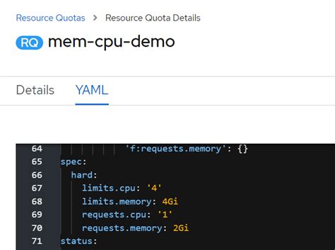 Enforce Resource Consumption Limits Using Openshift Resource Quotas
