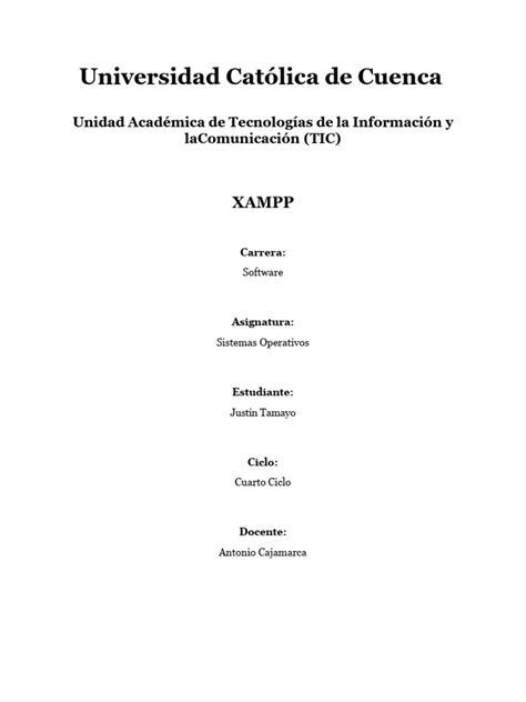 xampp pdf php software del sistema