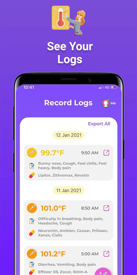 Body Temperature App Thermometer For Fever For Android Download