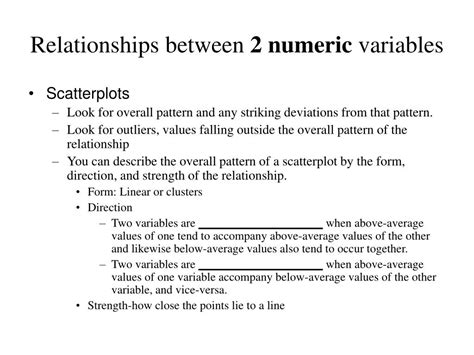 Ppt Ch 2 And 91 Relationships Between 2 Variables Powerpoint Presentation Id5598504