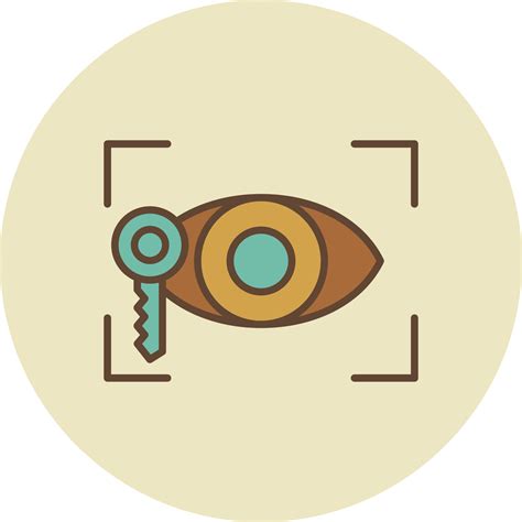 Eye Recognition Filled Retro 9721249 Vector Art At Vecteezy