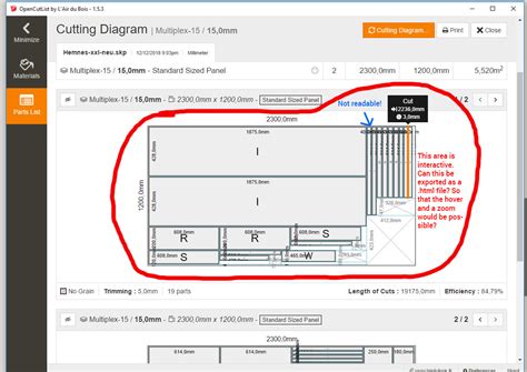 Cutting Diagram Not Readable · Issue 90 · Lairdubois Lairdubois