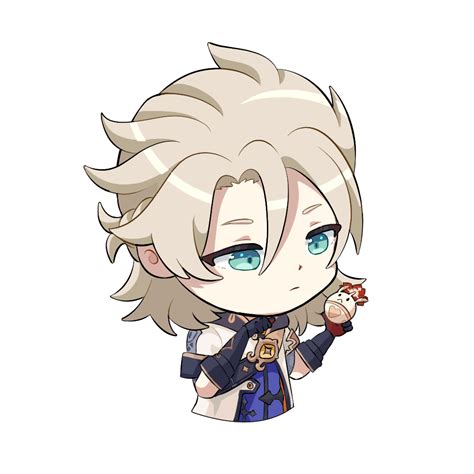 Albedo Emoji Genshin Impact Hoyolab