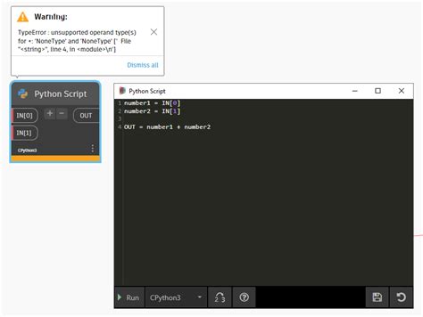 Python Nodes And The NoneType Error Share Dynamo