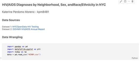 Github Katerinperdomhiv Aids Hivaids Diagnoses By Neighborhood Sex Andraceethnicity In Nyc