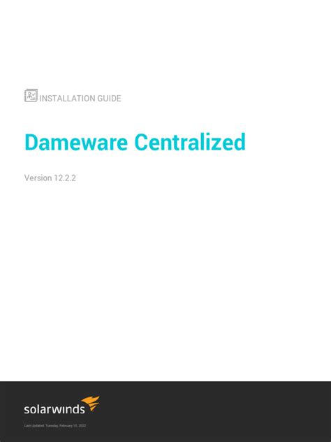 Dameware Installation Guide Pdf Port Computer Networking Proxy Server