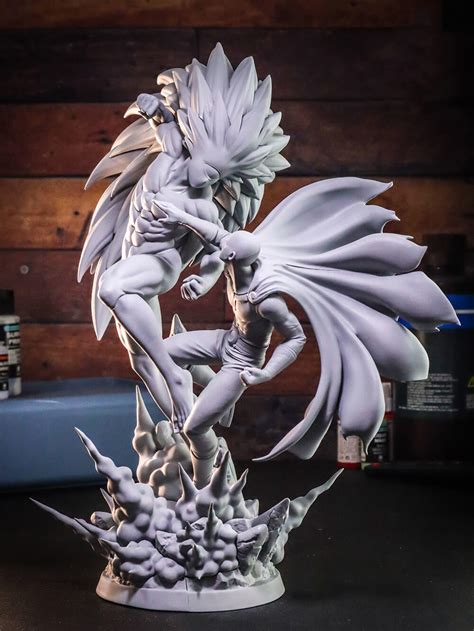 Saitama Vs Boros One Punch Man 3d Model By Tan Wan Lin Breda