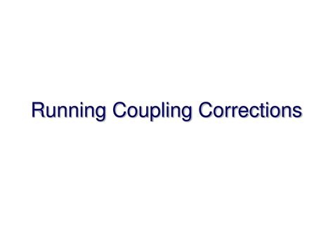 Ppt Running Coupling In Small X Evolution Powerpoint Presentation
