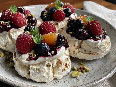 Light Healthy High Protein Fruit Meringues Recipe Easy Perfect Low