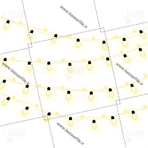 دانلود عکس Png ریسه لامپ روشن دانلود عکس پی ان جی ریسه لامپ روشن