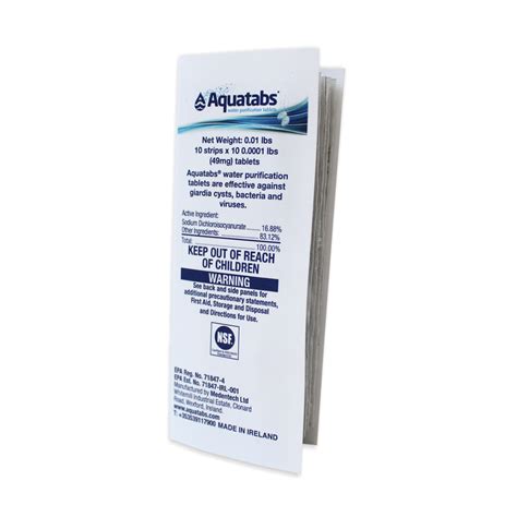 How To Use Aquatabs Instructions Dosage Calculator