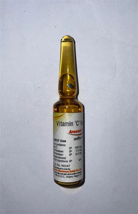 Arcovit C Vitamin C Injection 1 X 1 Ml At ₹ 250 Piece In Nagpur
