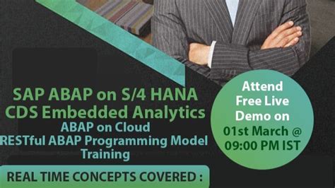 Sap Abap On S4 Hana With S4 Hana Cds Embedded Analytics Abap On Cloud