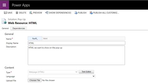Microsoft Dynamics 365 Pop Up Window On Button Click Fisoft Consulting