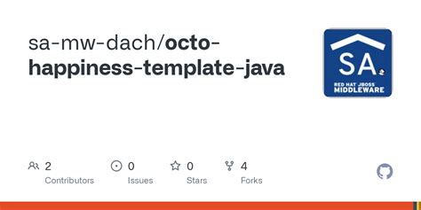 GitHub Sa Mw Dach Octo Happiness Template Java