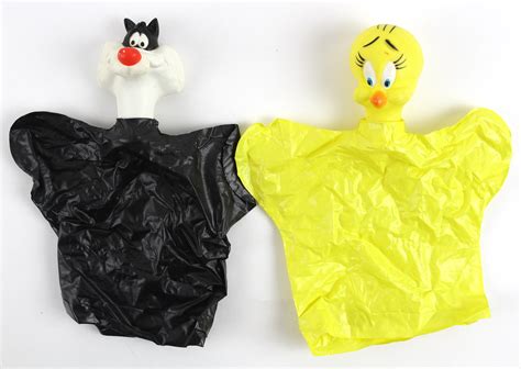 Lot Detail 1950s Sylvester And Tweety Looney Tunes 9 Hand Puppets