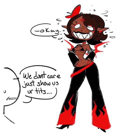 Rule 34 3rd Party Edit Annoyed Baggy Pants Bat Wings Beret Black High