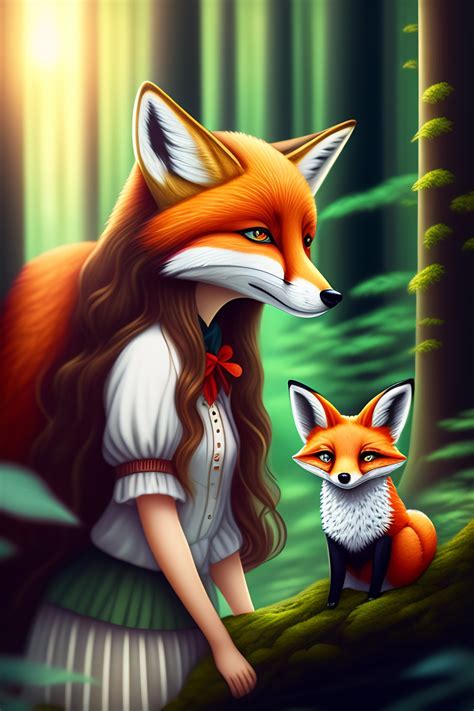 Red Fox Anime Girl