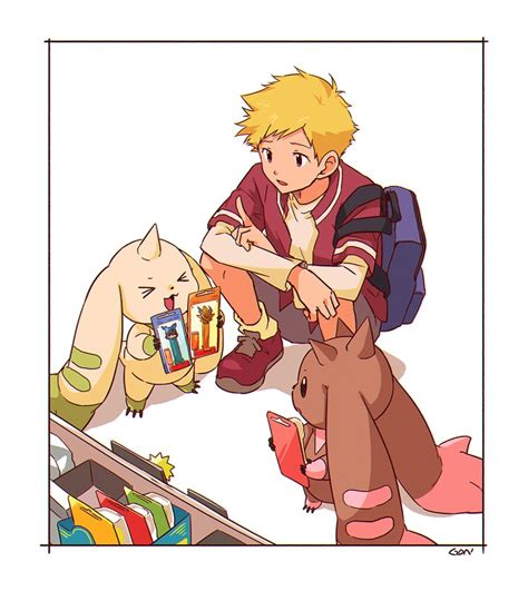 Terriermon Lopmon And Wallace Digimon And More Drawn By Gdn Danbooru