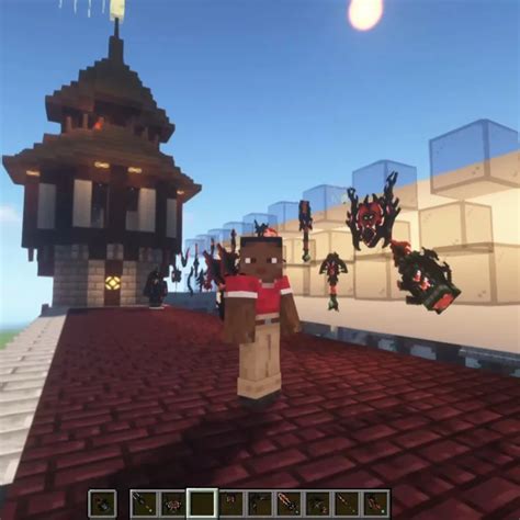 Ifrit Animated Weapon Set Minecraft Texture Pack