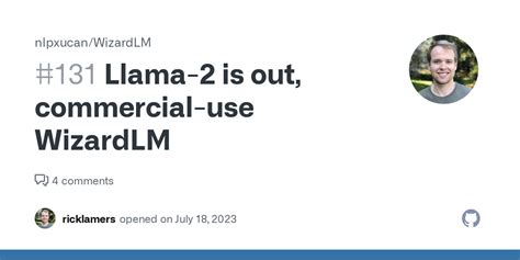 Llama 2 Is Out Commercial Use Wizardlm · Issue 131 · Nlpxucan