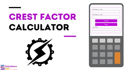 Crest Factor Calculator