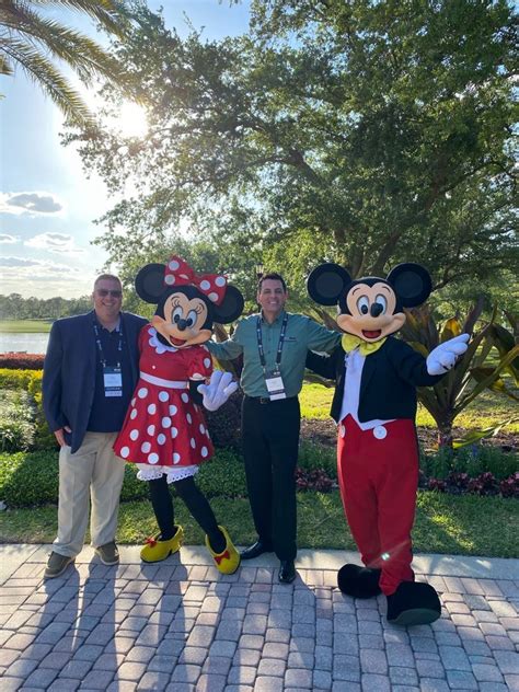 Eric And Josh With Mickey And Minnie Mouse Reloology Inspection Management Services
