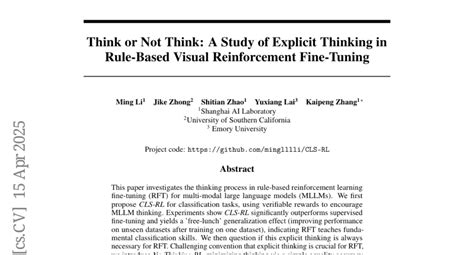 Cls Rl Image Classification With Rule Based Reinforcement Learning
