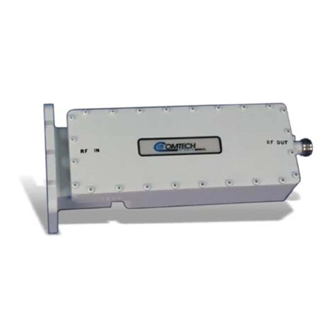 COMTECH EF DATA LNAS INSTALLATION AND OPERATION MANUAL Pdf Download ManualsLib