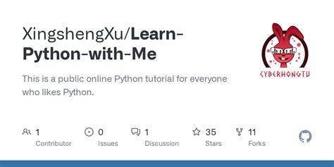 Github Xingshengxulearn Python With Me This Is A Public Online Python Tutorial For Everyone